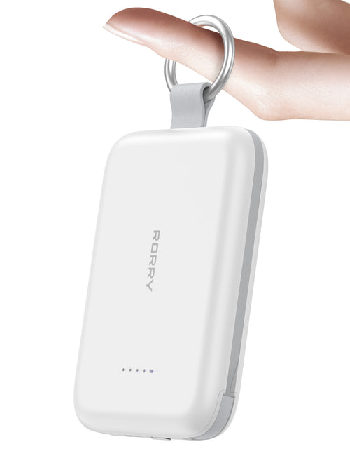 RORRY CharmGo T1-10000mAh Portable Charger Keychain Power Bank 30W